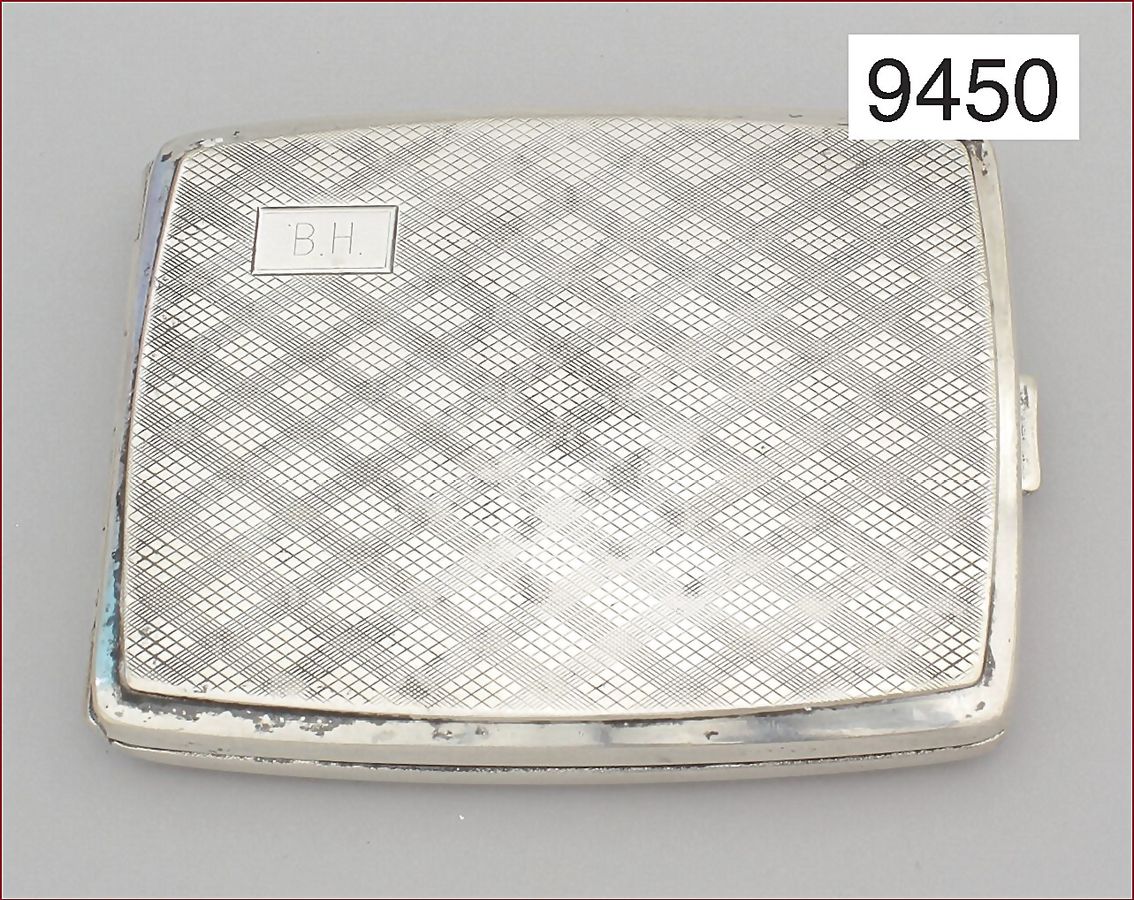 Zigarettenetui 50er Jahre, Alpacca - auctions & price archive