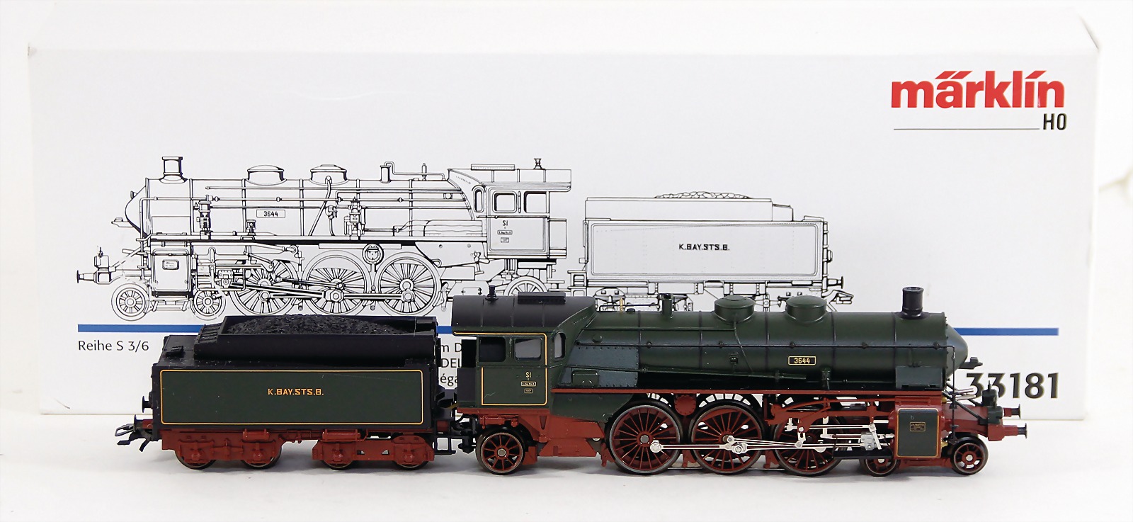 MÄRKLIN H0, 33181, Schlepptender-Lok - auctions & price archive