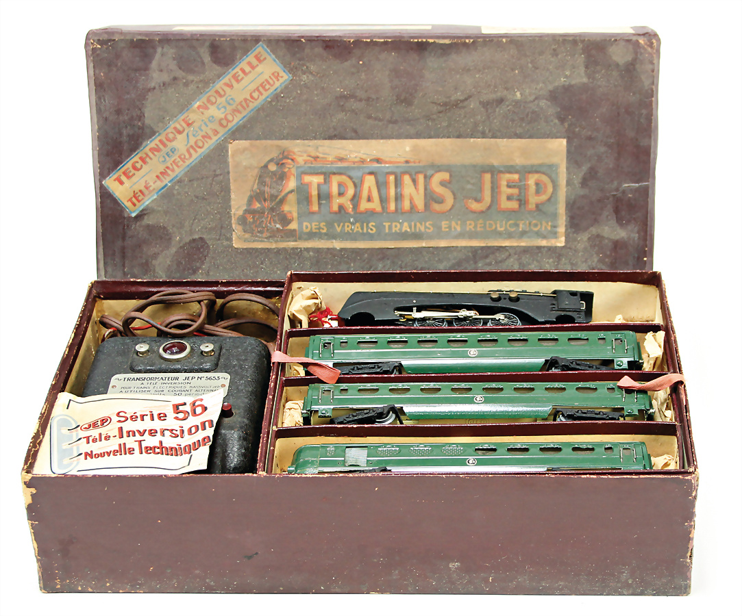 JEP Train, H0, Stromlinien-Lok, 2C2, mit - auctions & price archive