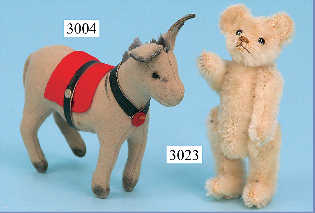 STEIFF Bär, weiß, 8,5 cm, Vorkrieg - auctions & price archive